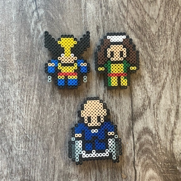 Handmade | Other | X Men Marvel Magnet Lot Handmade Perler Beads ...